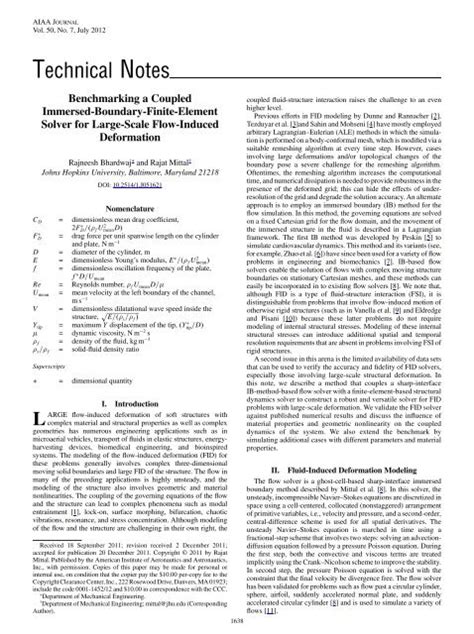 Benchmarking A Coupled Immersed Boundary Finite Element Solver