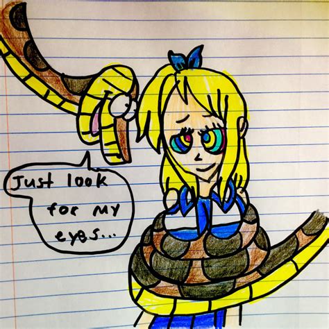 Lucy Hypnotized By Kaa By Lileehilee On Deviantart