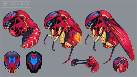 Artstation Bohrok Demitsorou V Alien Concept Art Bionicle Heroes