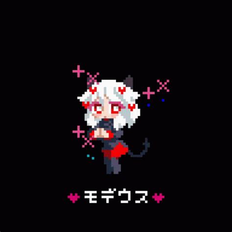 Helltaker Modeus Gif Animated Gif Pixel Gif Pixel Animation Cerberus Art Videos Cool Gifs