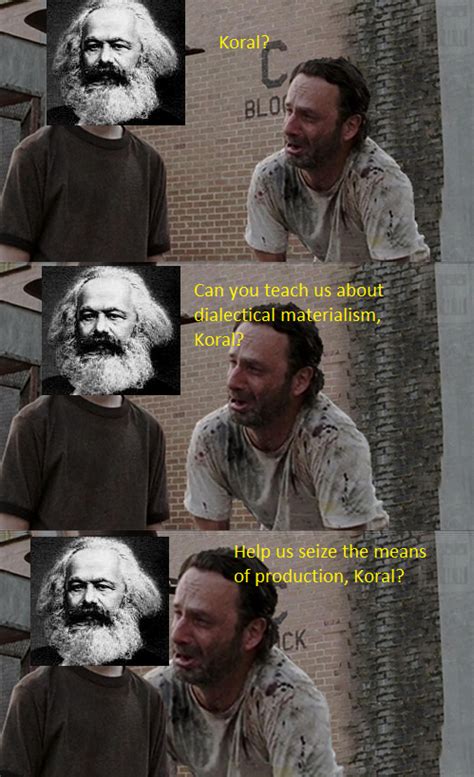 Rick Grimes Meets Karl Marx Imgur