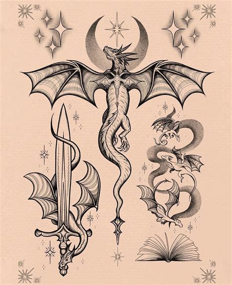 Pin By Caitlin Taylor On Ink Fantasy Tattoos Spooky Tattoos Book