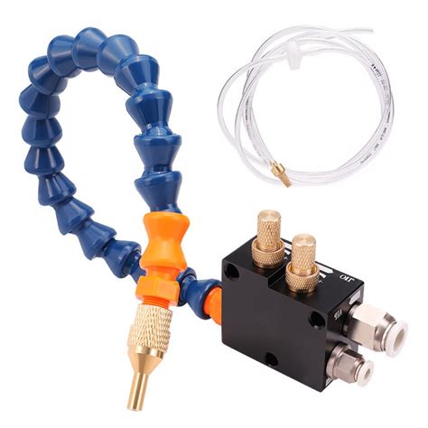 Mist Coolant Lubrication Spray System For Machine Cooling Metal Cutting With Machine Tool