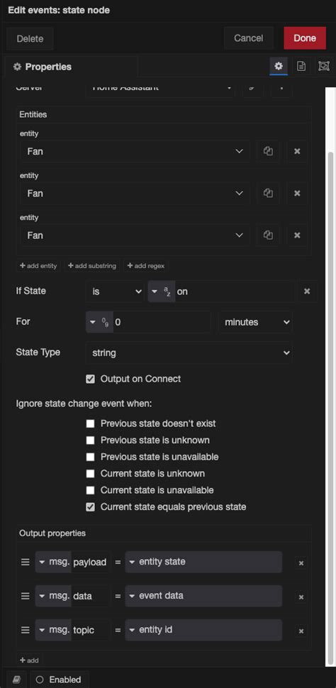 Solved Using Entityid Stored In Msgtopic From Previous Node Node