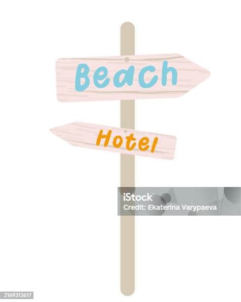 나무 화살표 간판 리조트 아이콘 벽지 나무 간판 포스트 개념입니다 흰색 배경에 고립된 텍스트가 있는 보드 포인터 그림 0명에 대한 스톡 벡터 아트 및 기타 이미지 Istock