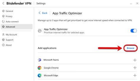 How To Use Bitdefender Vpns App Traffic Optimizer