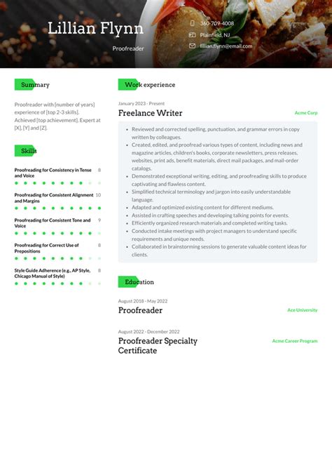 Best Proofreader Resume Examples That Land Jobs