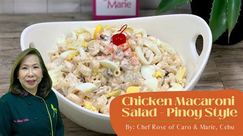How To Make Authentic Filipino Chicken Macaroni Salad The Ultimate Guide