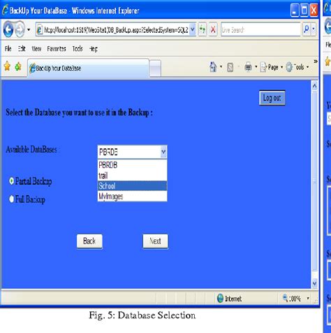 figure 5 from a new technique to backup and restore dbms using xml and technologies