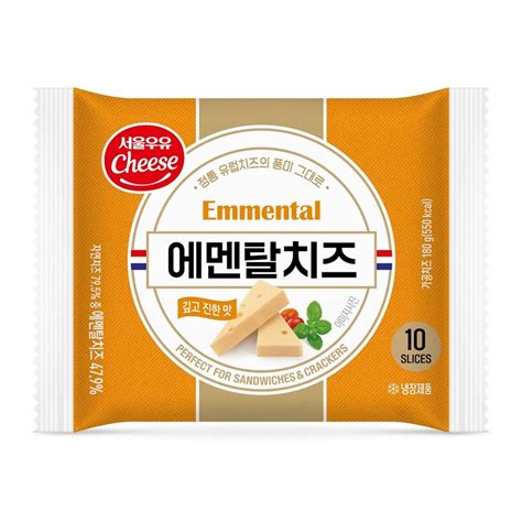 서울 에멘탈 슬라이스 치즈 180g 홈플러스