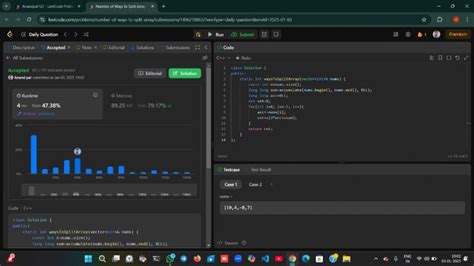 Anand Pal On Linkedin ⭐problem Summary Ways To Split Array⭐ Yesterday I Solved Daily Problem