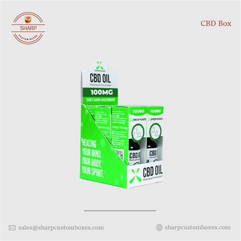 Custom Cbd Packaging Boxes Sharp Custom Boxes
