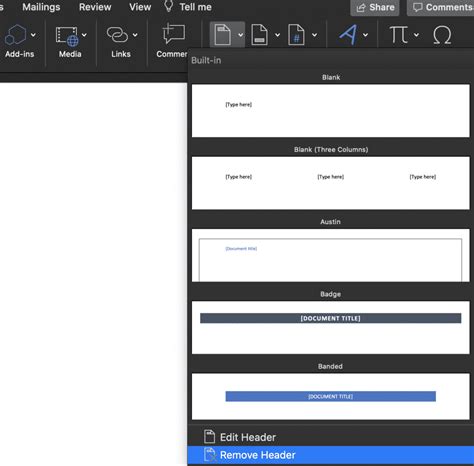 How To Delete The Header In Your Microsoft Word Document