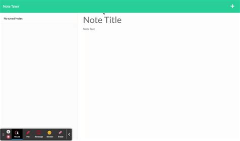Github Chichiulam Note Taker This Project Allows Users To Take And Save Their Notes
