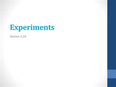 Ppt Experiments Powerpoint Presentation Free Download Id1547798