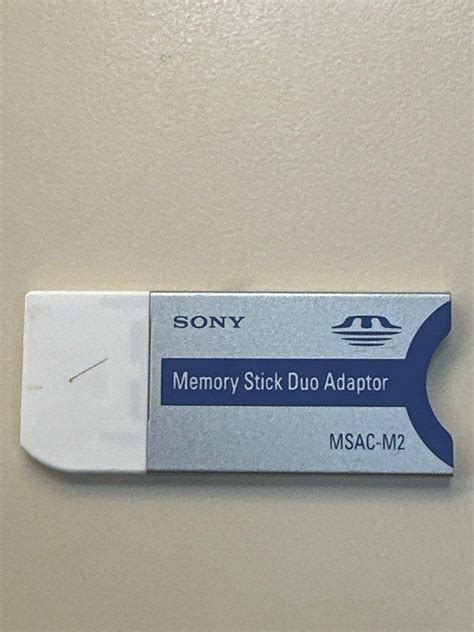 Sony Memory Stick Duo Adapter 電子遊戲 遊戲機配件 充電綫及充電器 Carousell