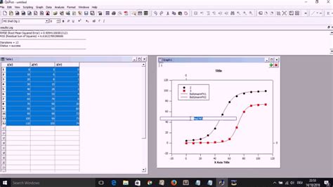Qtiplot Intro 5 Boltzmann Fits Eg For Bacteria Or Protein