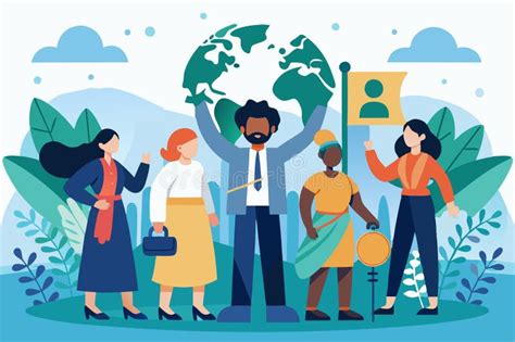 Diverse Teamwork Concept Global Cooperation And Inclusion In Business And Community Stock