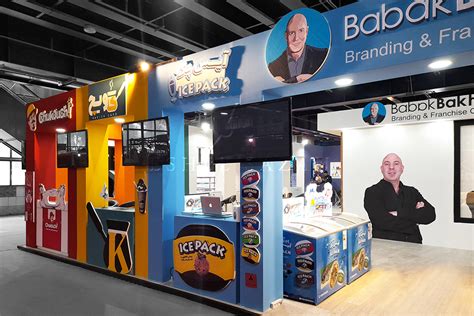 غرفه هلدینگ بابک بختیاری در نمایشگاه غرفه سازی اشل سازان