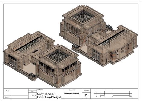 Unity Temple By Frank Lloyd Wright 3d Model Cgtrader