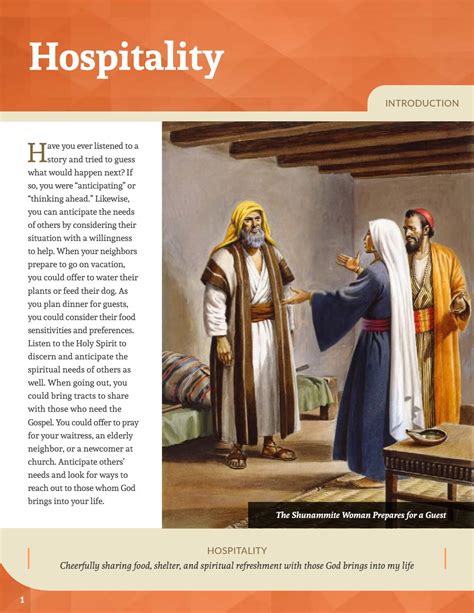 Hospitality Bible Lesson By Institute In Basic Life Principles Issuu