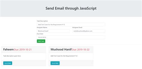 Send Email Using Javascript Complete App With Source Code