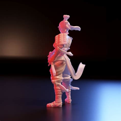 Anime Kunoichi Ninja 3d Printed Files Stl Digital Print Set Character