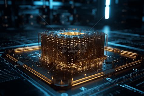 量子计算机插画图片下载 正版图片600136946 摄图网