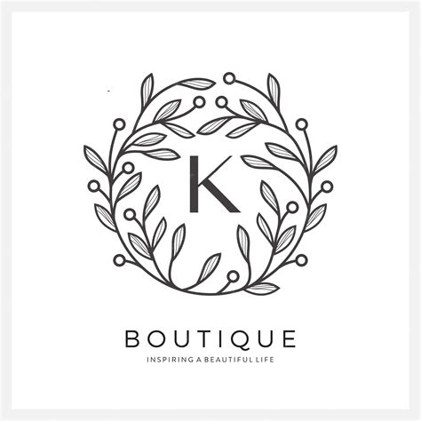 럭셔리 레스토랑 로열티 부티크 호텔 보석 패션을 위한 프리미엄 문자 K 로고 디자인 프리미엄 벡터