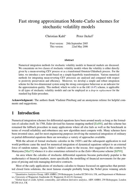 Fast Strong Approximation Monte Carlo Schemes For Stochastic Volatility