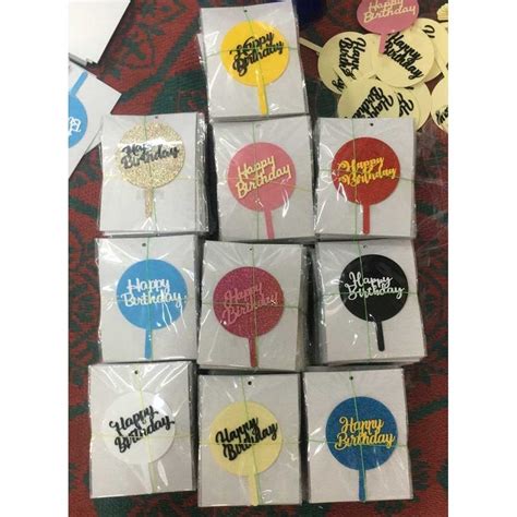 Round Acrylic Cake Topper At ₹ 25piece In Mumbai Id 22887232773