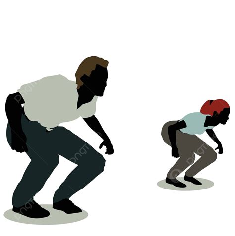 Man And Woman Silhouette In Animation Jumping Male Sprite Jumping