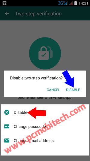 How To Enable Disable Two Step Verification In Whatsapp