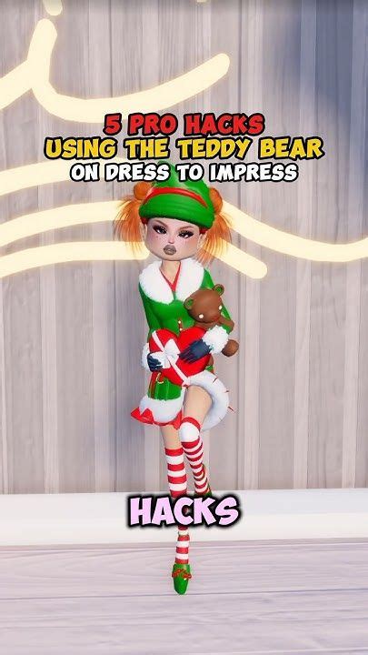 5 Pro Hacks Using The Teddy Bear On Dress To Impress Dresstoimpress