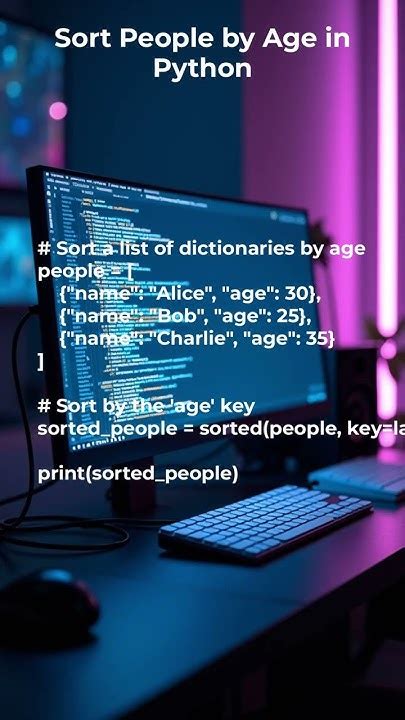 This Simple Python Trick Sorts People Like Magic 🧠 Pythontips
