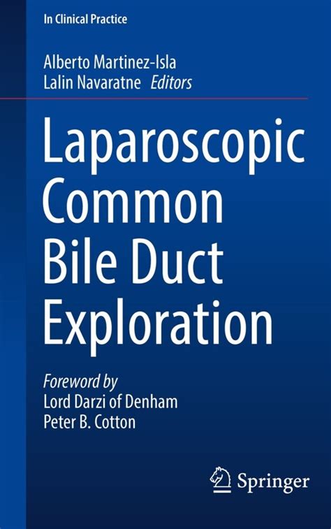 Laparoscopic Common Bile Duct Exploration Deutscher Apotheker Verlag