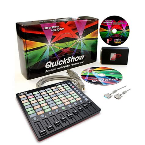 Pangolin Quickshow 5 2 Fb3 Qs Mit Akai Apc Mini Mk2 Pangolin Laser