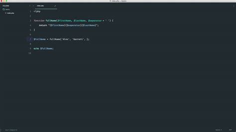 Php Basics Functions Function Basics 2435 Youtube