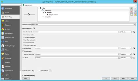 style qgis adding single arrow to polyline with dynamic position
