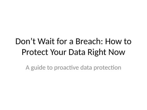 Protect Your Data Engaging Presentation Pptx