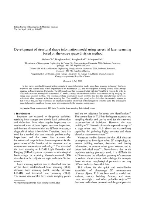 Pdf Development Of Structural Shape Information Model Using
