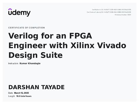 Fpga Asic Verilog Xilinxvivado Hardwaredesign Vlsi Digitaldesign Learning