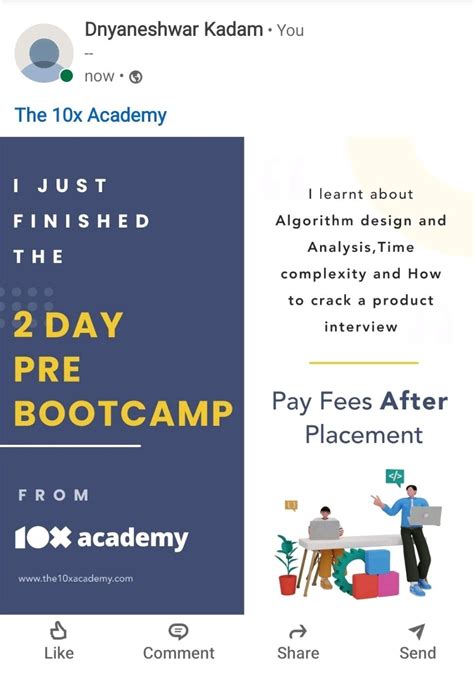 Dnyaneshwar Kadam Posted On Linkedin