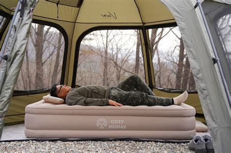 캠핑 자충매트 추천 코지모해 캠핑 에어매트 3세대 에어펌프 사용 후기 네이버 블로그