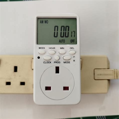 Manhua 25a Weekly Programmable Digital Timer Socket Reliable Power Control For Lights And