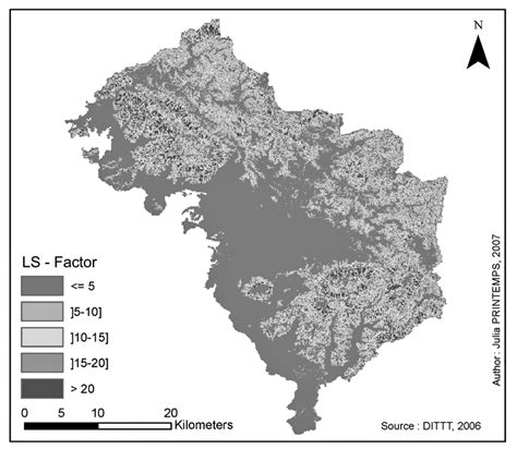 Spatial Distribution Of Ls Factor Download Scientific Diagram