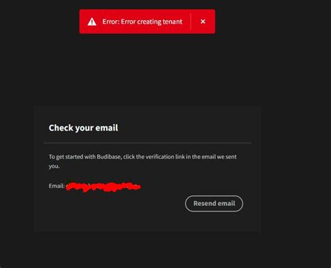 cannot create new account · issue 5732 · budibase budibase · github