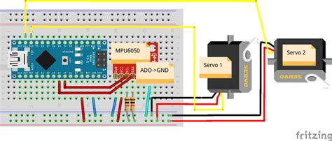 Gyro Stabilizer W Arduino And Servo 4 Steps Instructables