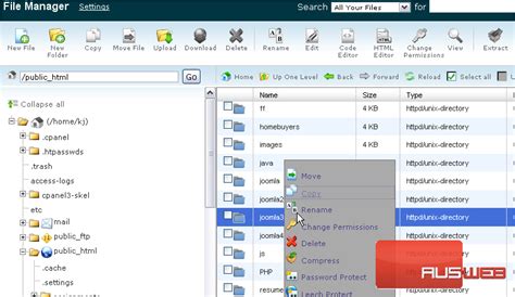 Upgrade Joomla Using Cpanel Web24