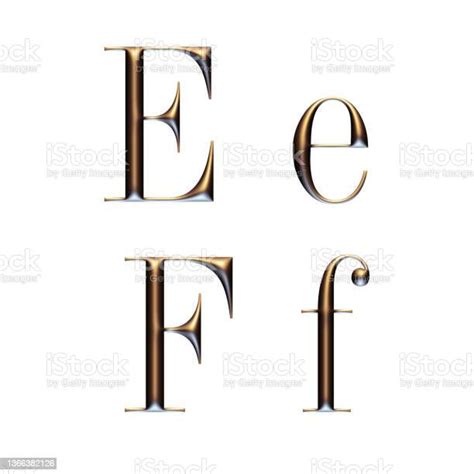 3d 알파벳 대문자 및 소문자 세리프 글꼴 황금 글자 3d 렌더링 0명에 대한 스톡 사진 및 기타 이미지 0명 3차원 형태 금 금속 Istock